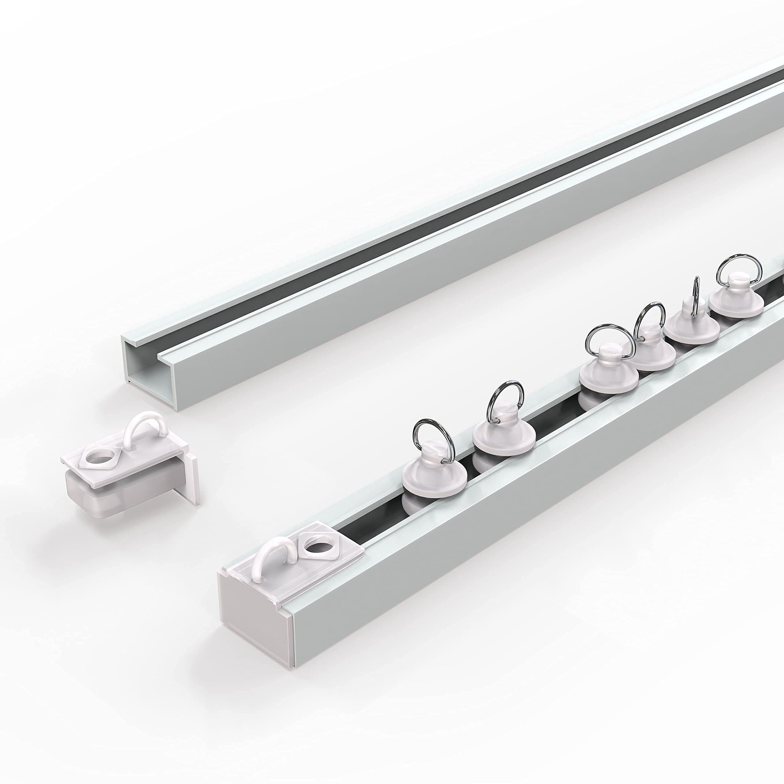 BEACHWATER POOL & SPA, LLC Self Adhesive Ceiling Curtain Track Ceiling ...