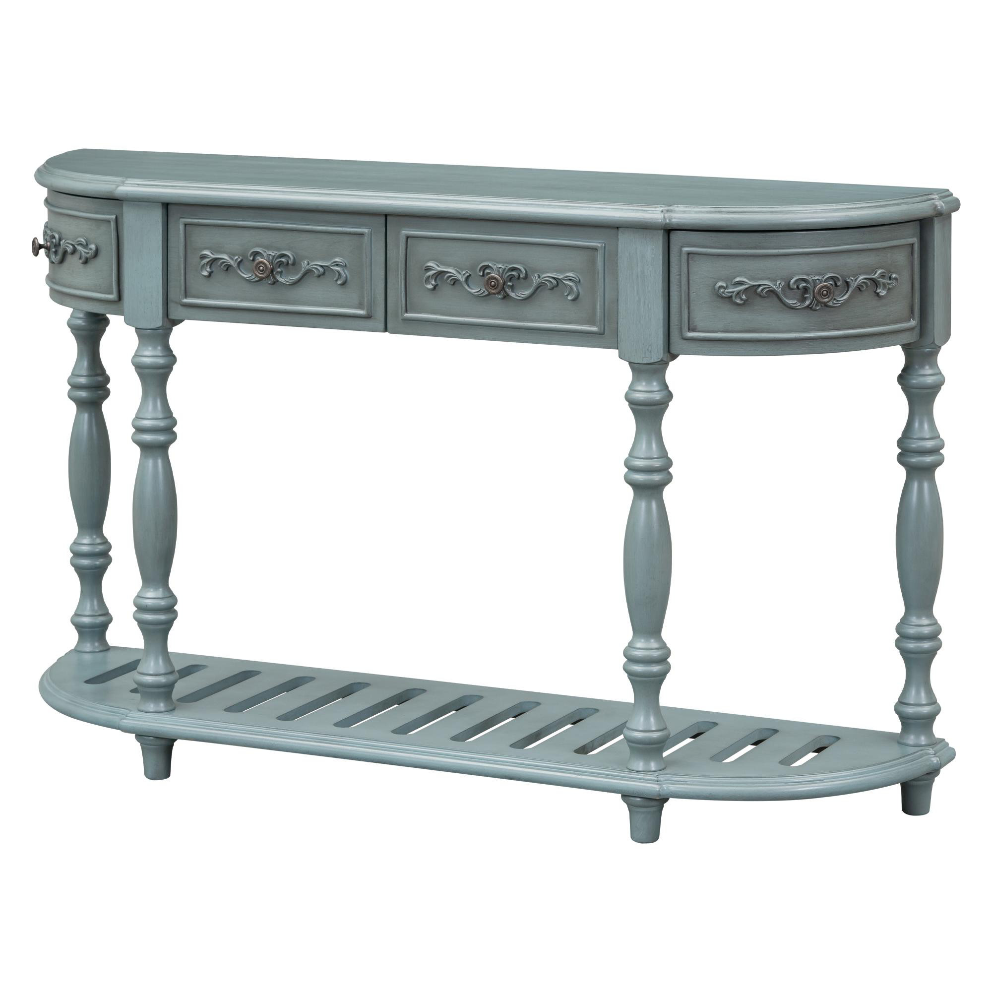 17 Stories Modern and Contemporary Curved Console Table | Wayfair