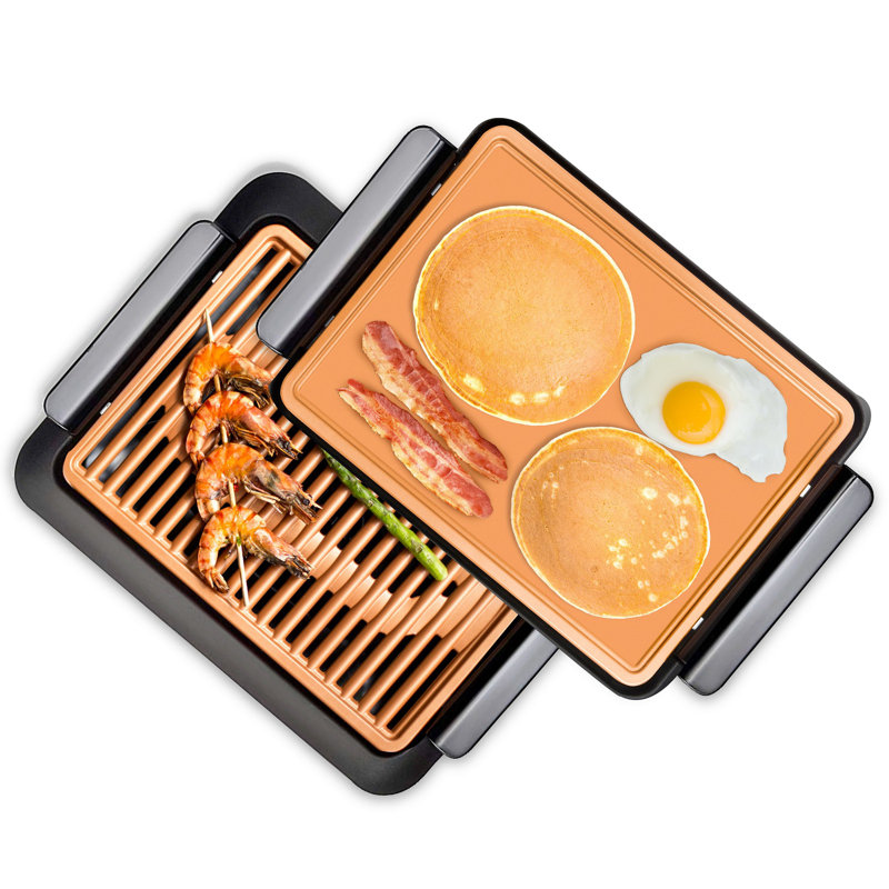 Gotham Steel Smokeless Electric Grill & Griddle & Reviews | Wayfair