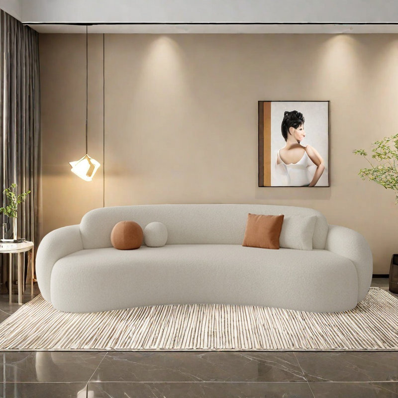 Danbenla design Modern Simple Cream Style Sofa | Wayfair