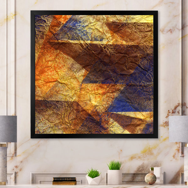Corrigan Studio® Abstract Triangle & Cubism Element II - Modern ...