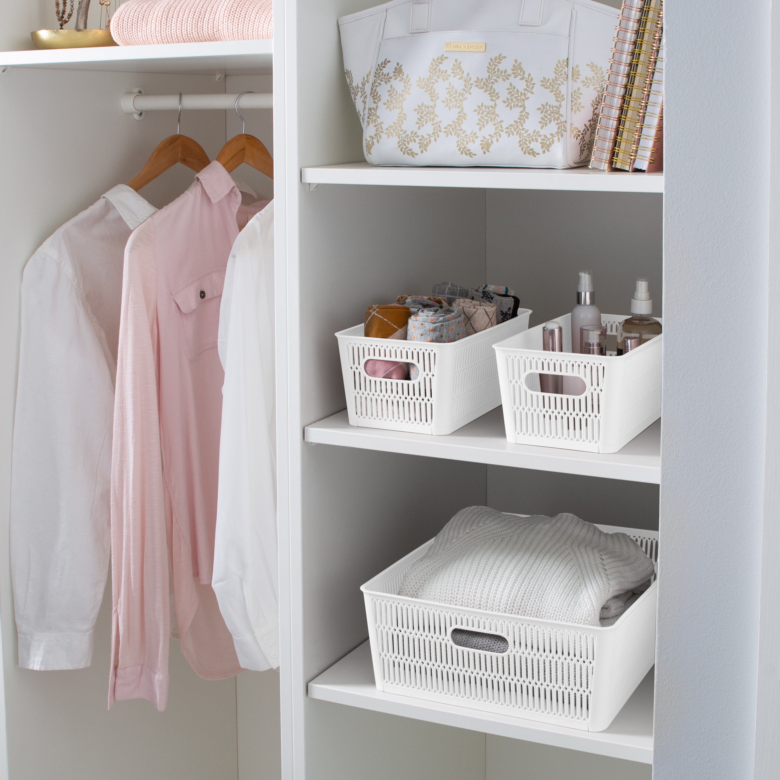 Simplify Plastic Basket Set | Wayfair