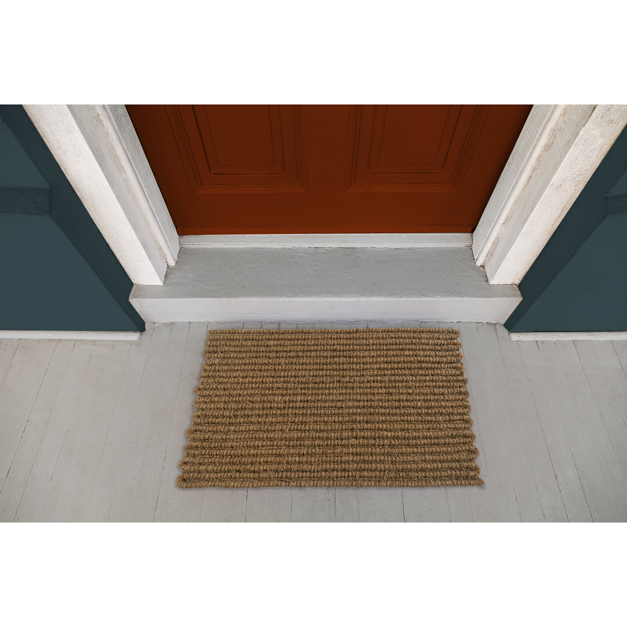 Entryways Homespun Woven Coconut Fiber Doormat | Wayfair