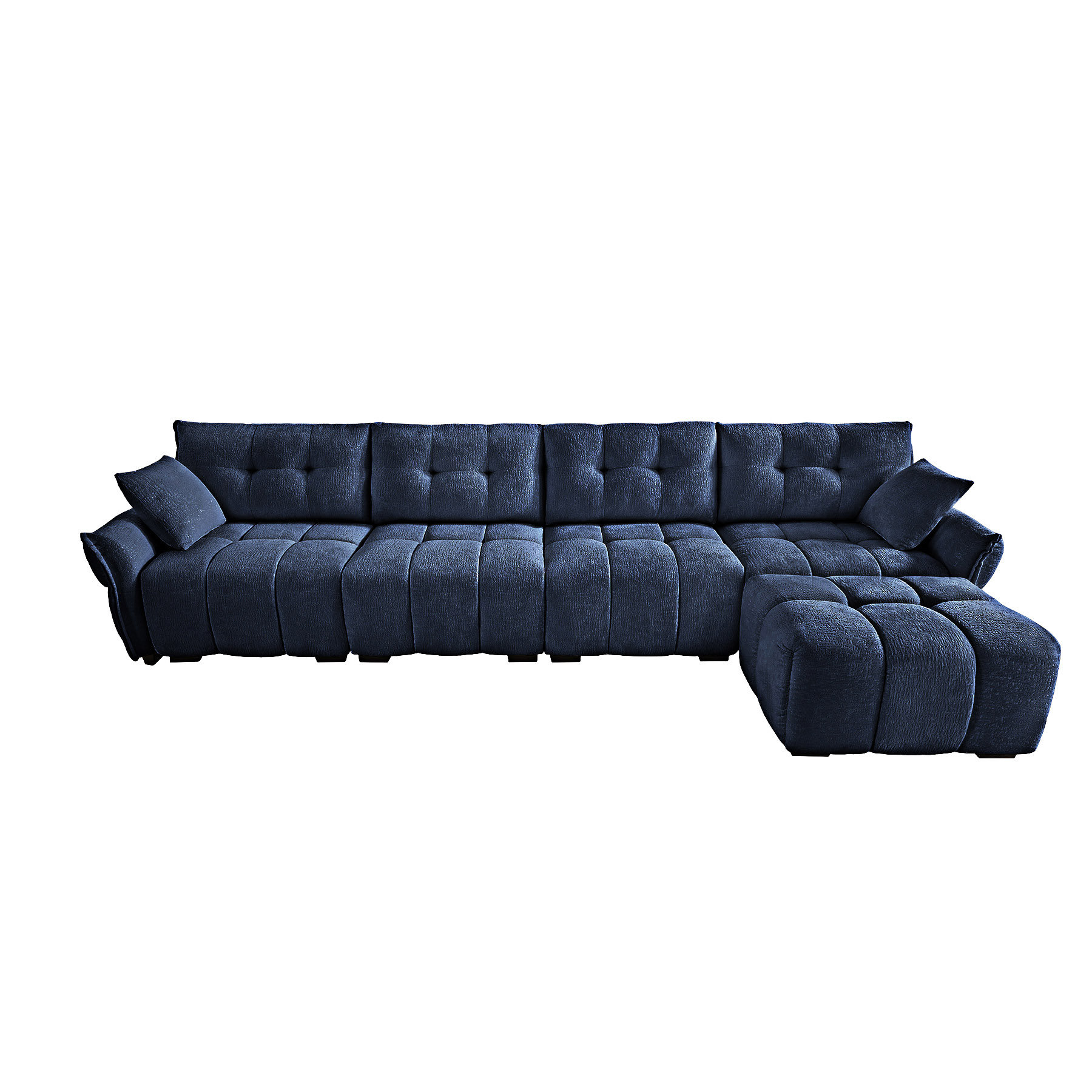 Hokku Designs Upholstery Modular Sofa With Ottoman | Wayfair