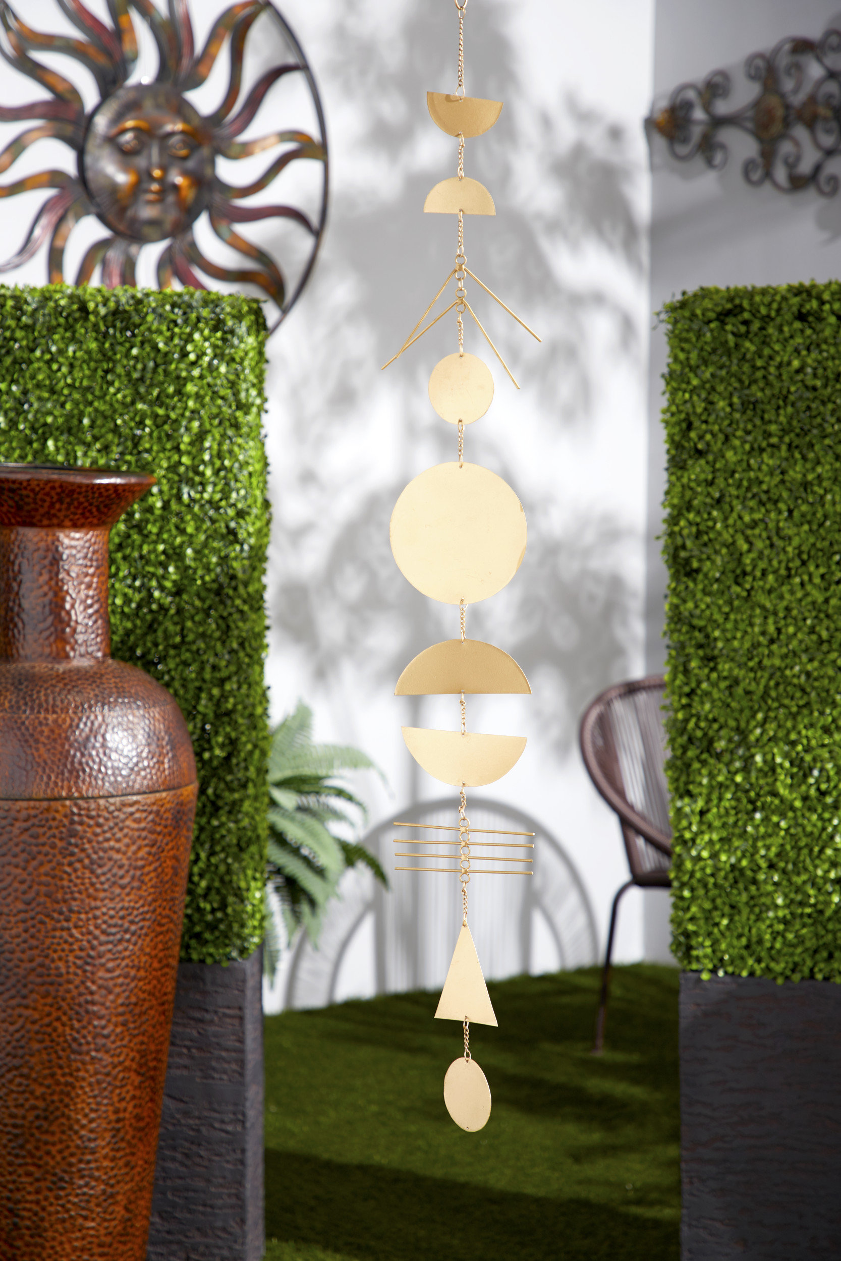 Novogratz Celestial and Geometric Shape Metal Wind Chime & Reviews ...