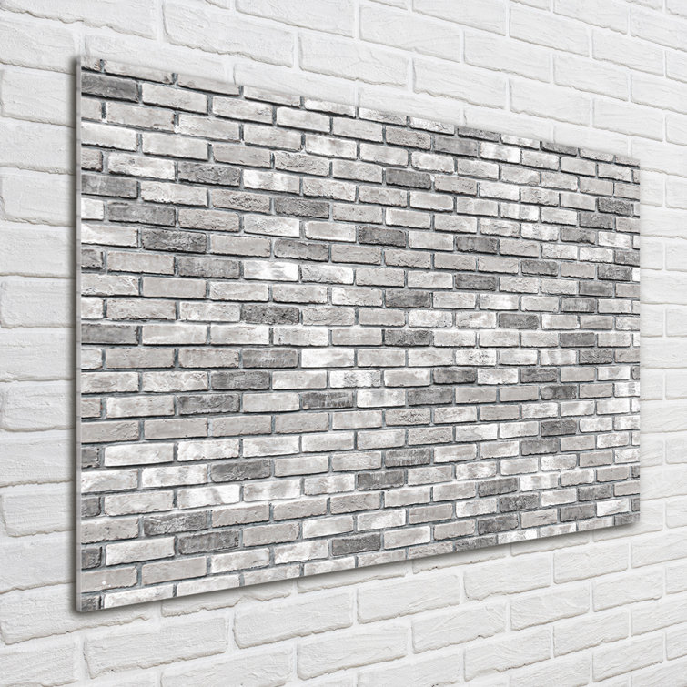 Ebern Designs Brick Wall - No Frame Art Prints on Glass | Wayfair.co.uk