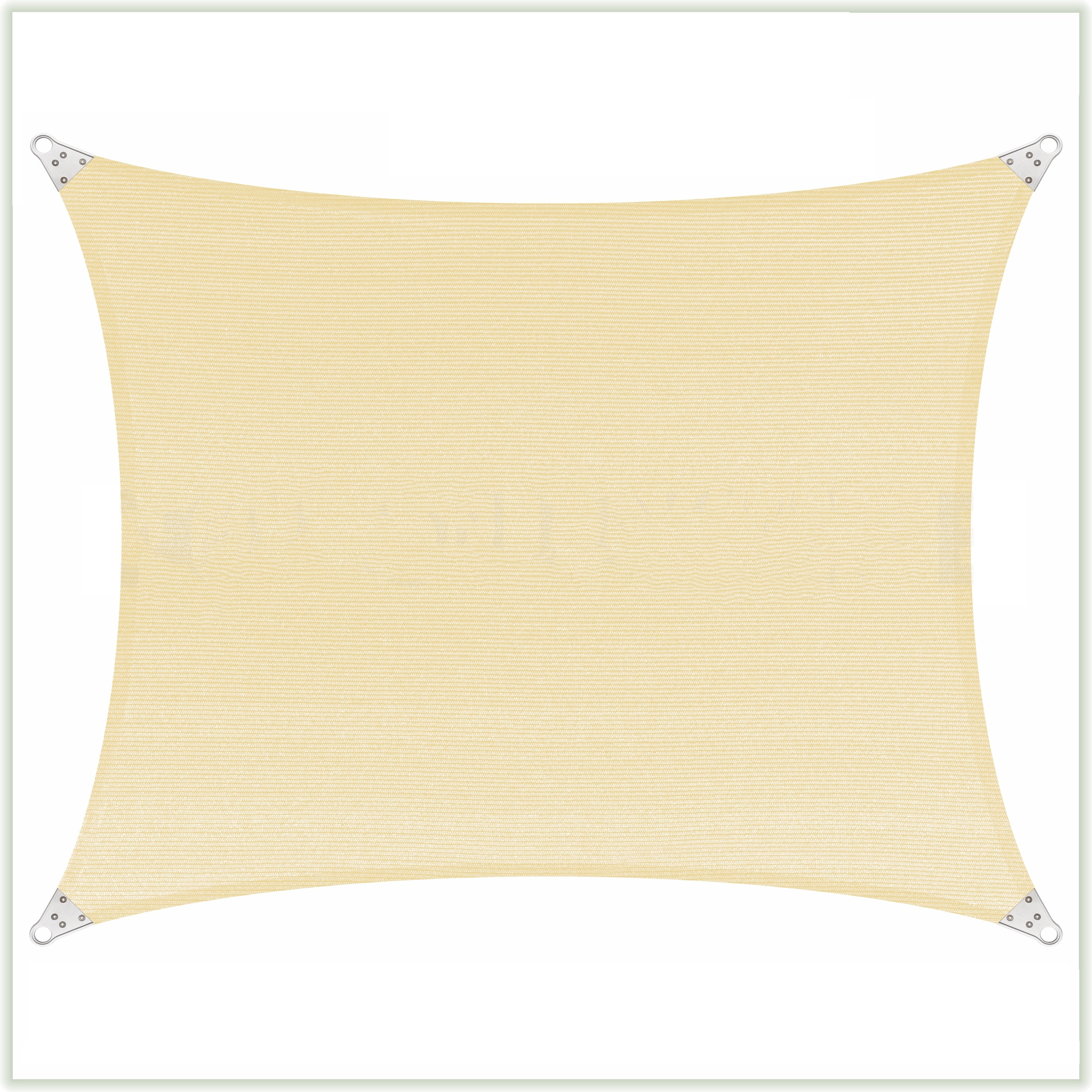 ColourTree Reinforced Super Ring 12' x 16' Rectangle Shade Sail ...