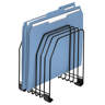 Fellowes Mfg. Co. Workstation File Organizer, Seven Sections, Wire ...