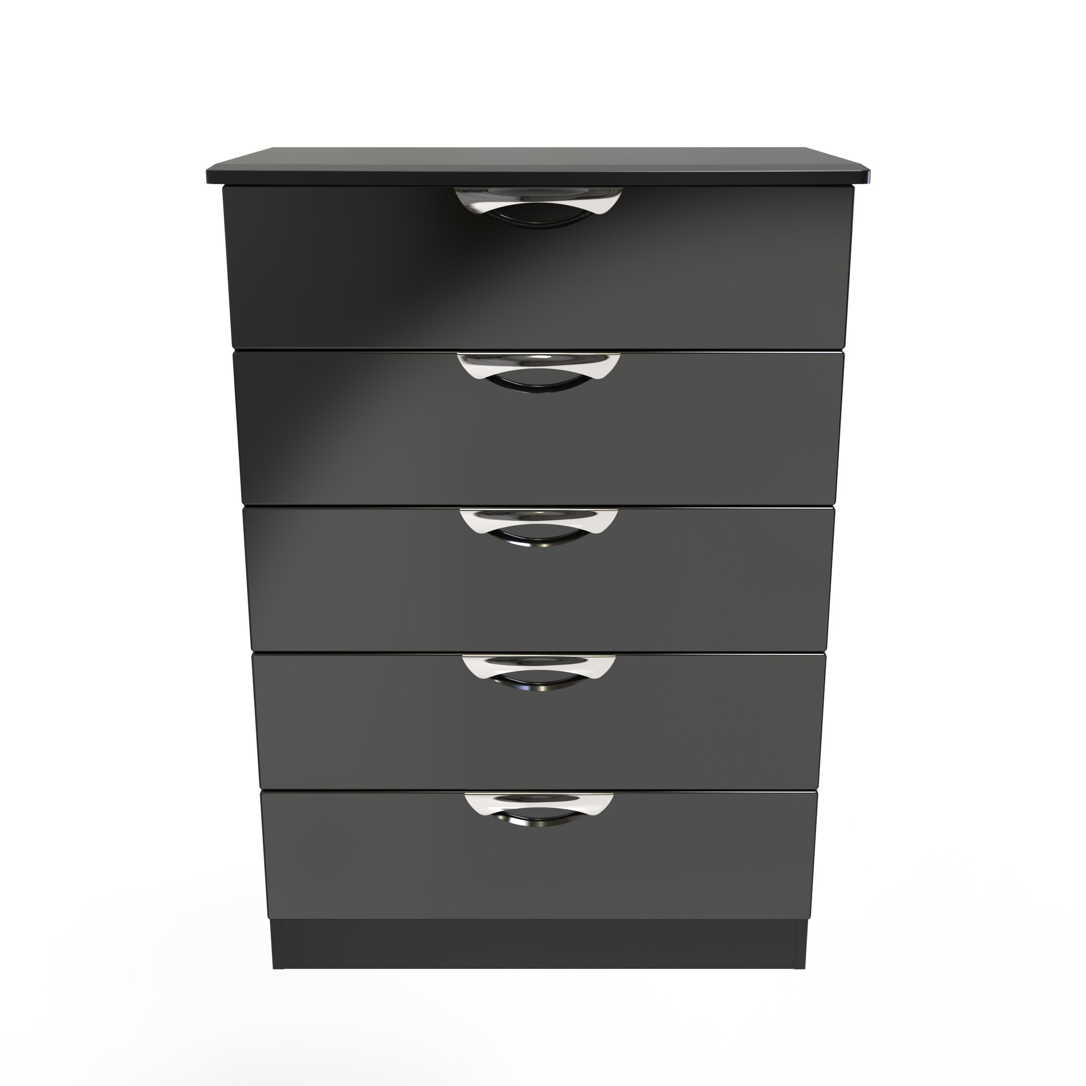 Ebern Designs Fully Assembled Leodis 5 - Drawer Chest of Drawers ...
