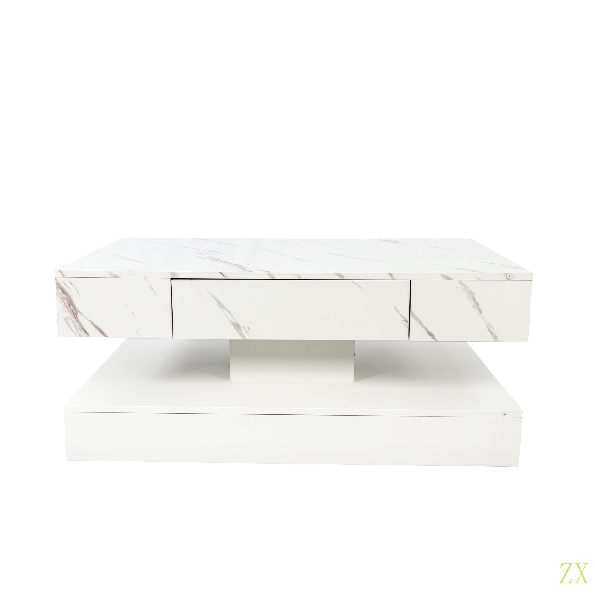 Wrought Studio™ 16.93IN High LED Coffee Table,Modern Coffee Table For ...