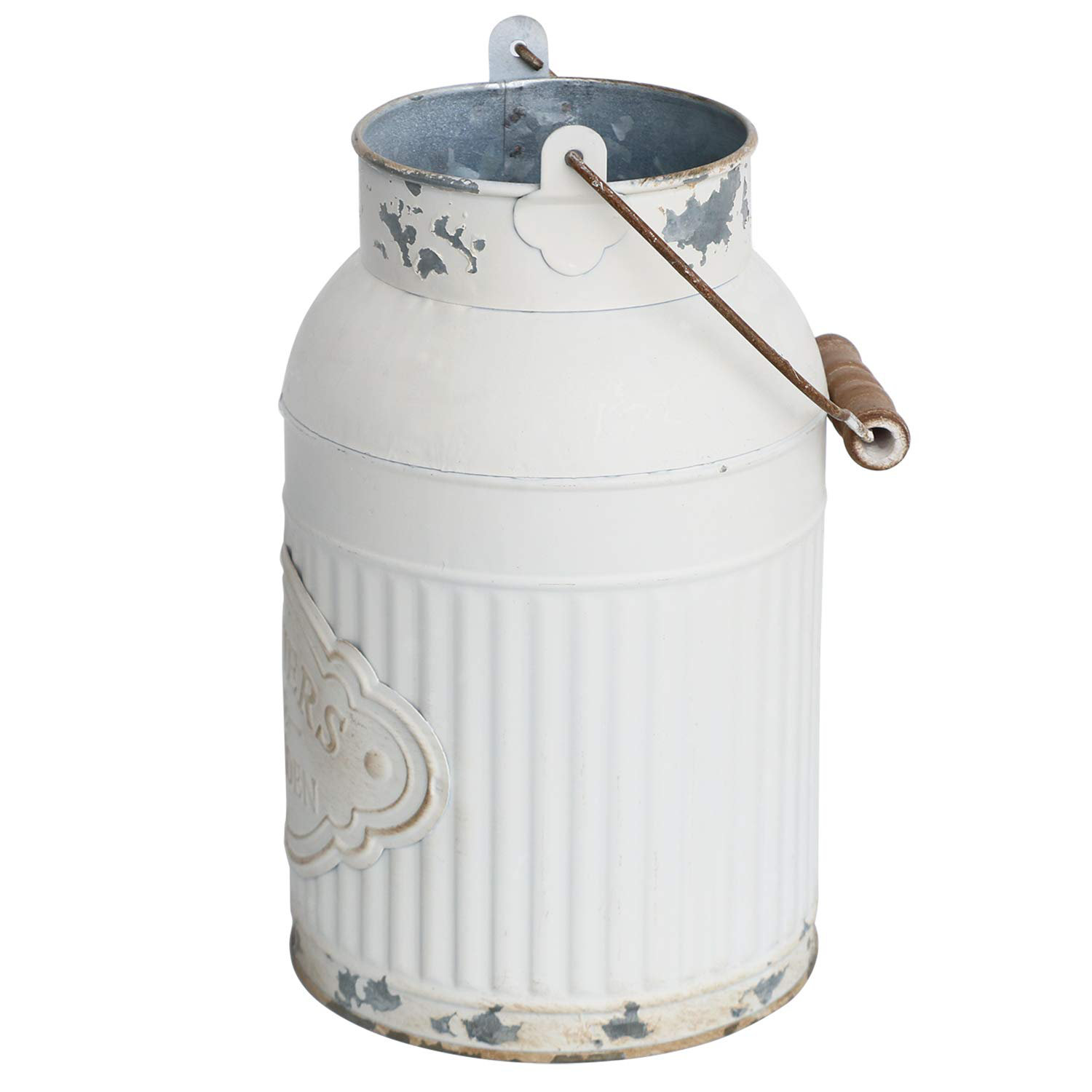 Ophelia & Co. Milk Jug Vase White Farmhouse Vase Decor, Country Vase ...