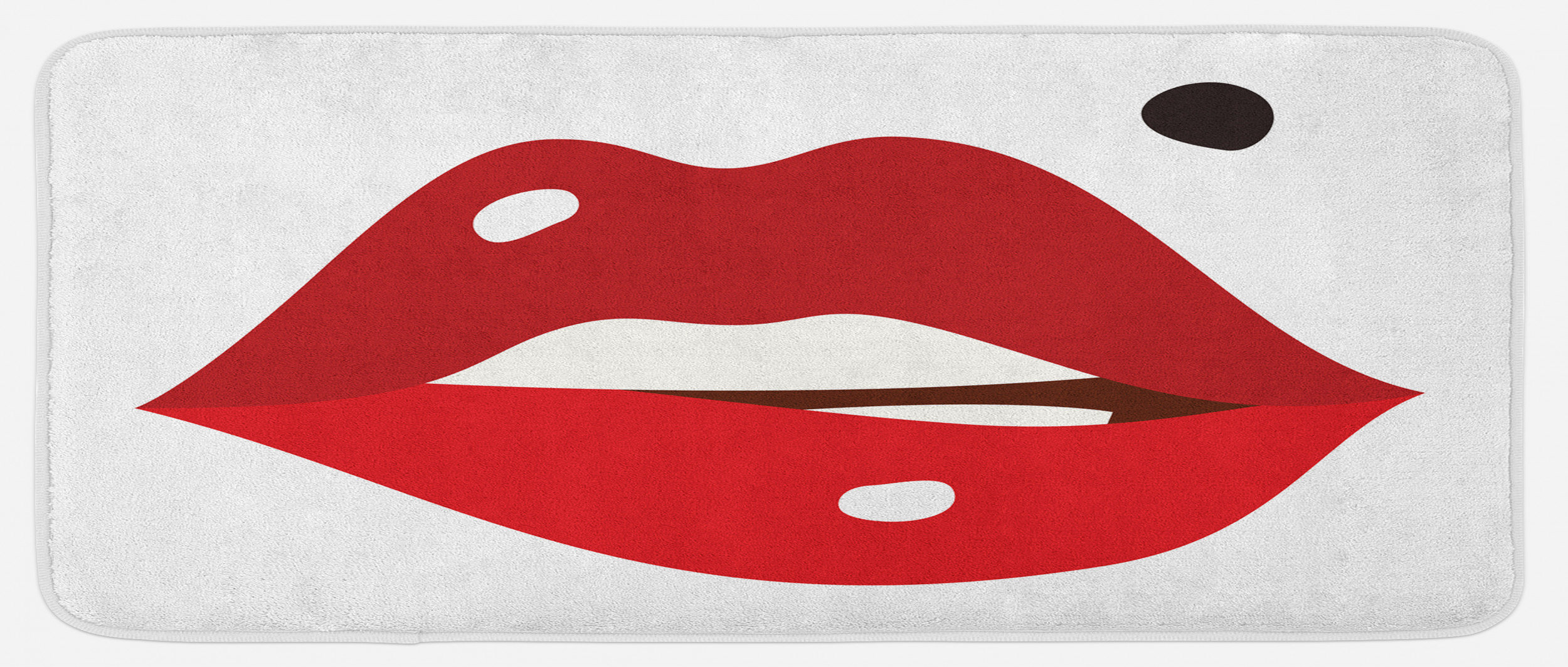 East Urban Home Lips Kitchen Mat | Wayfair