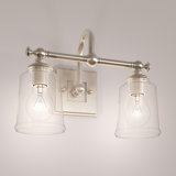 2 Light Bathroom Vanity Lighting You'll Love | Wayfair