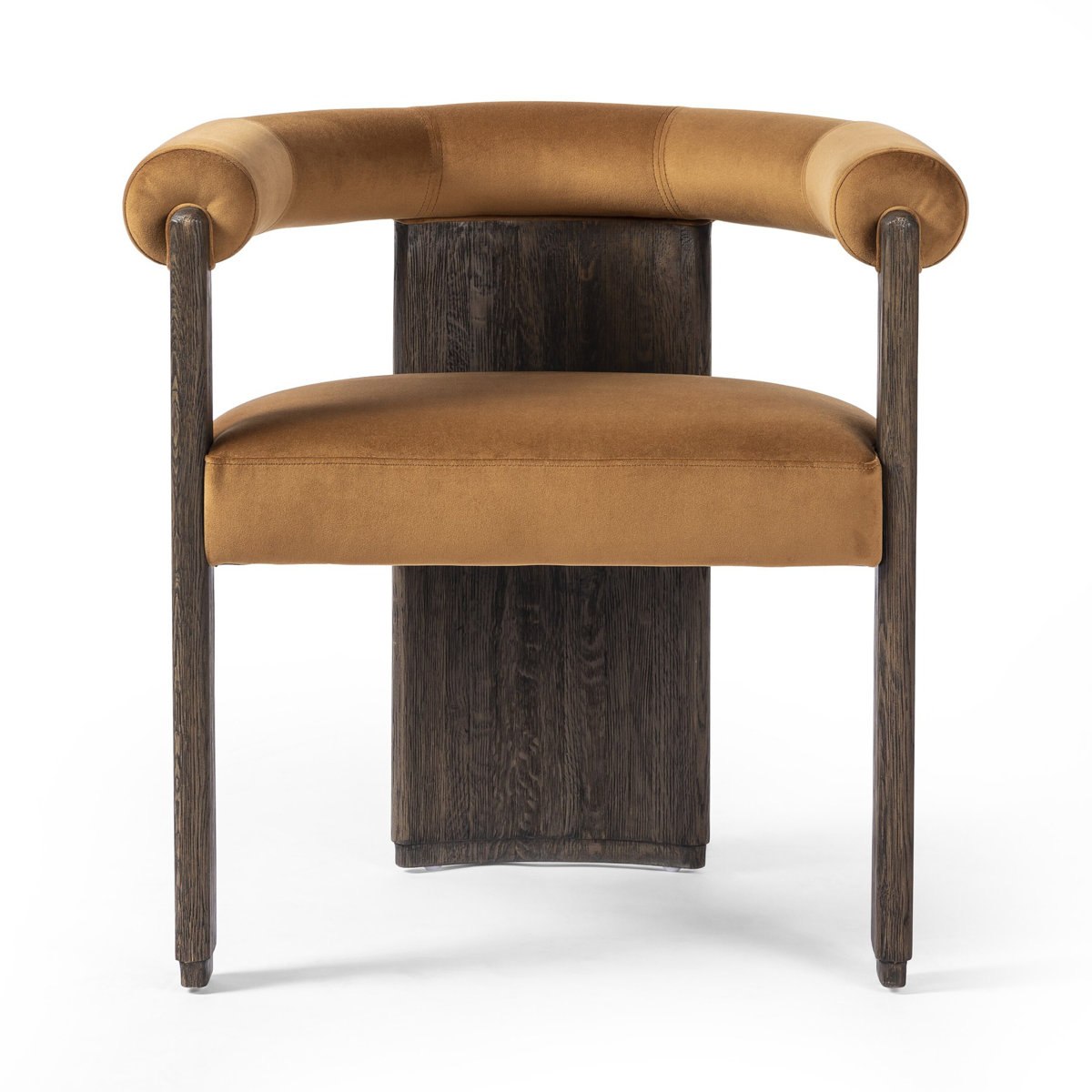 Orren Ellis Yefry Dining Chair-Stax Rust | Wayfair