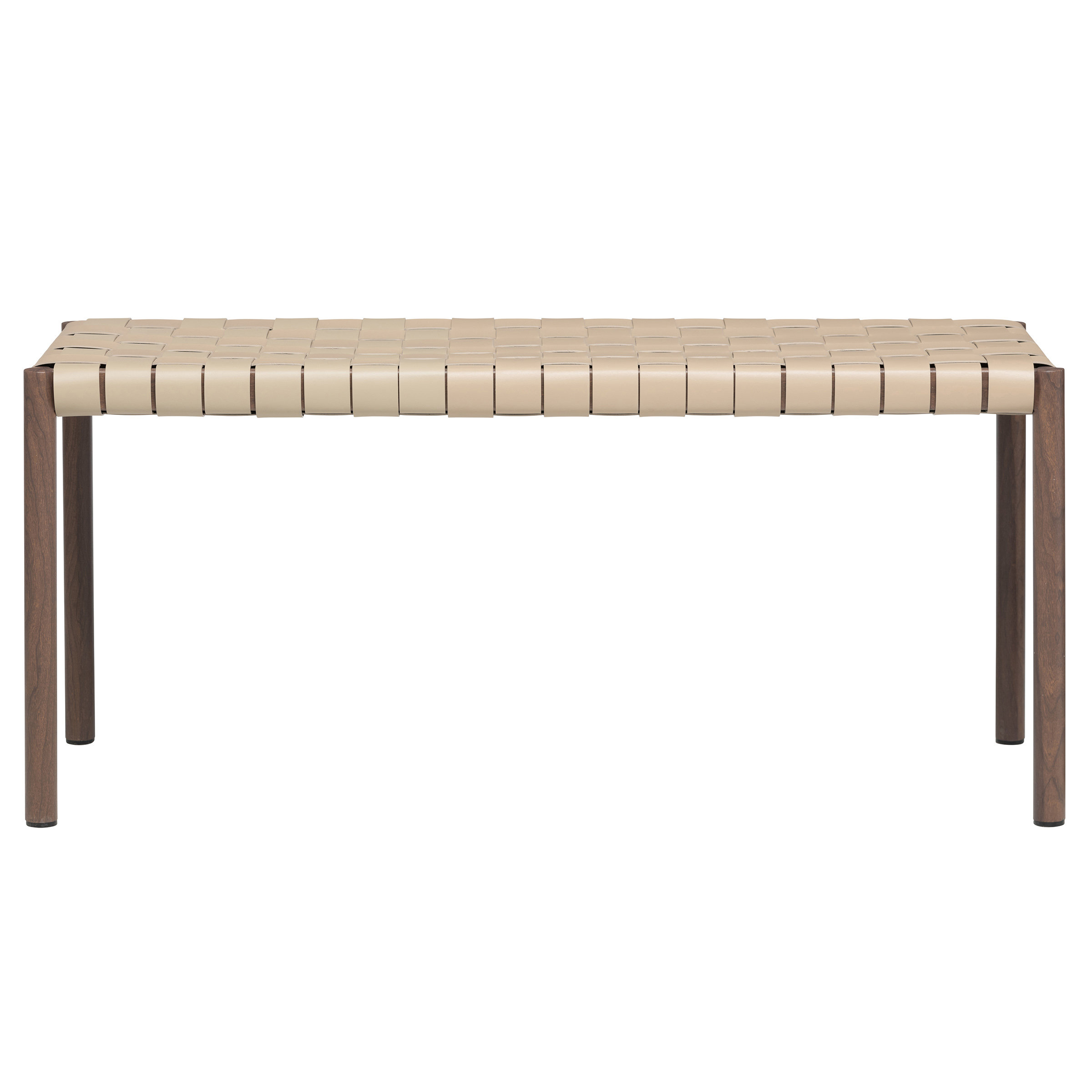 Latitude Run® Fritz 40" Leather Weave Bench Accent Table | Wayfair