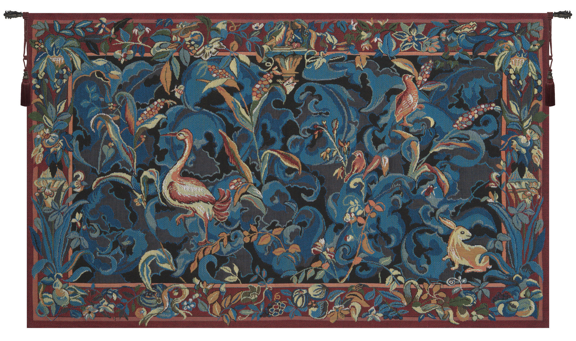 Astoria Grand Animals Aristoloches Blue European Tapestry Wall Hanging ...