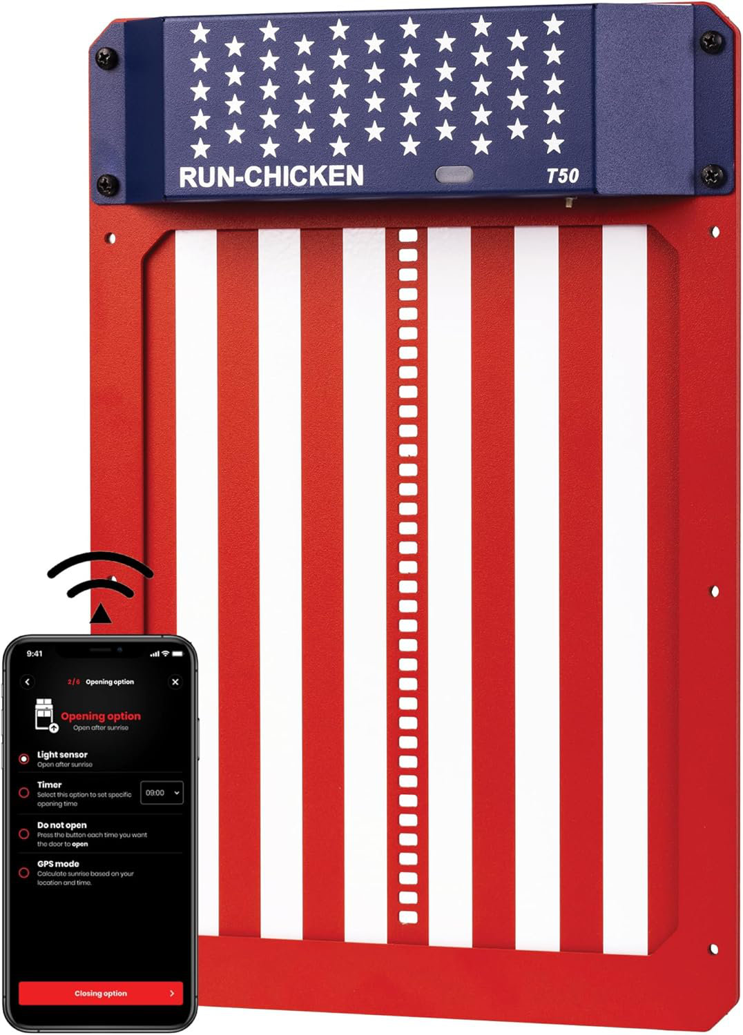 INKEDZ Automatic Chicken Coop Door, Chicken Coop Door, Battery Powered ...