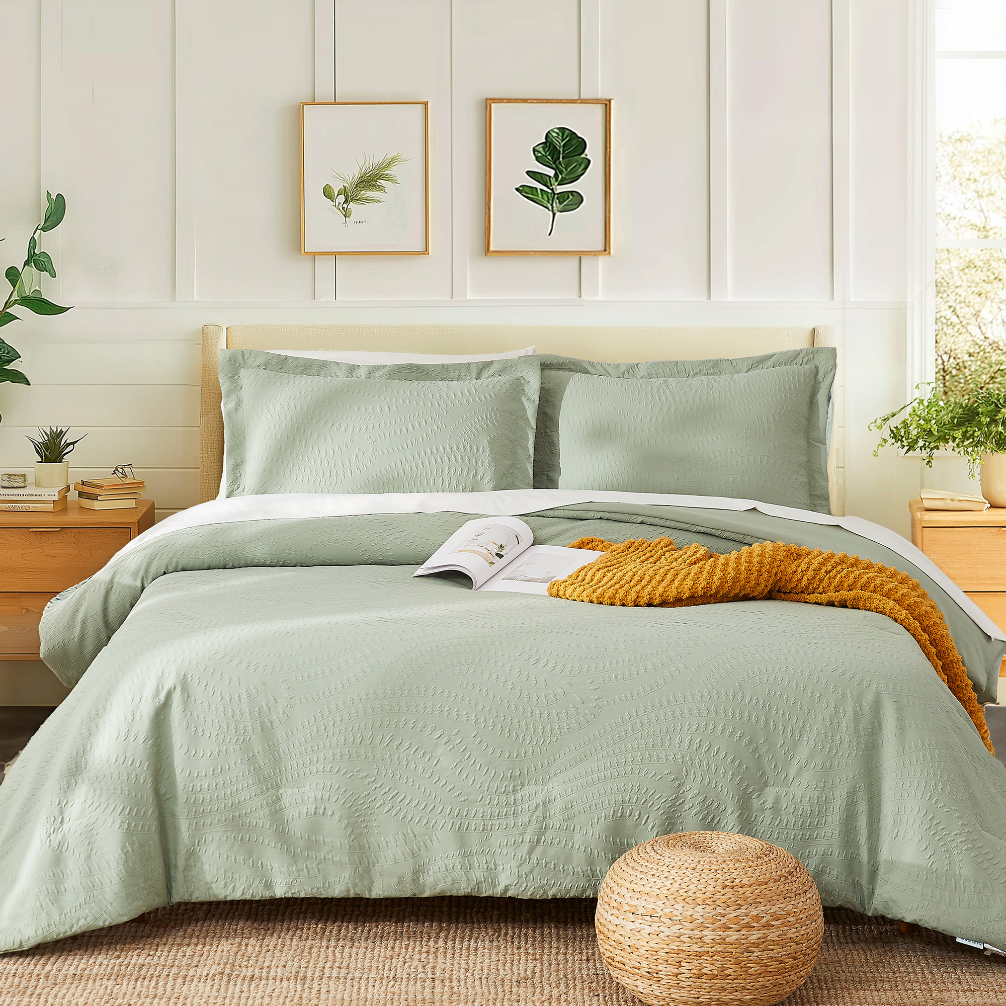 Geniospin 3D Embossed Comforter Set 7PC | Wayfair