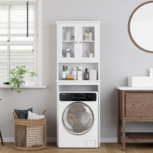 Free Standing Modern Bathroom Cabinets & Shelving You'll Love | Wayfair