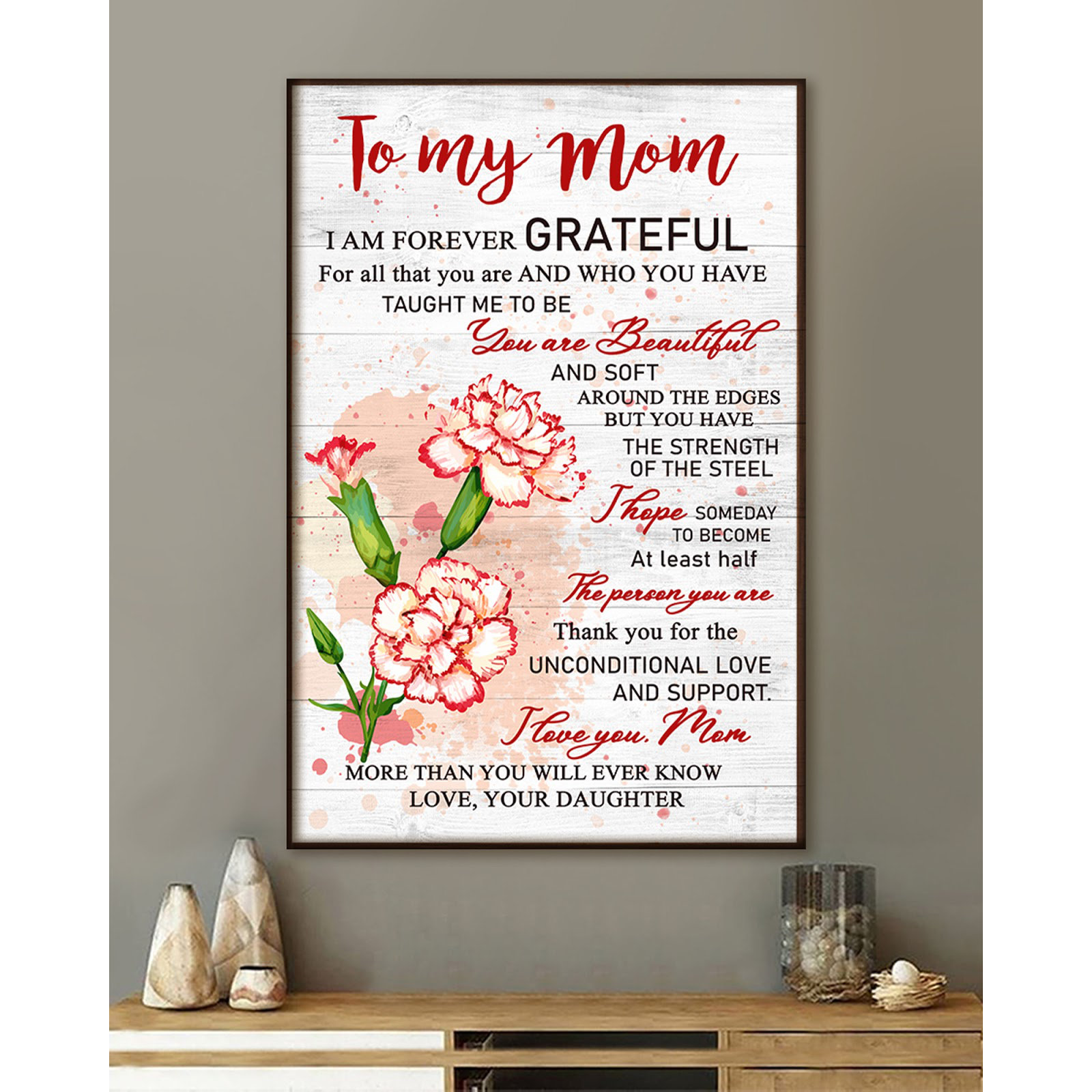 Trinx To My Mom Poster No Mount Matte | Wayfair