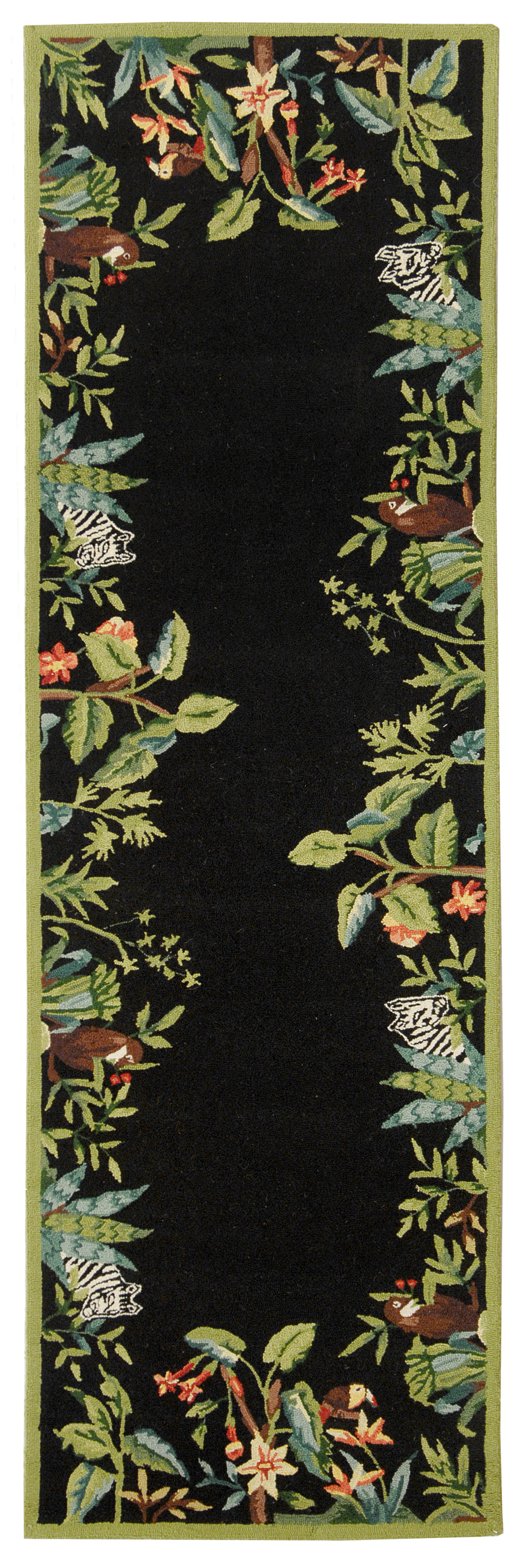 Bay Isle Home™ Hogle Hand Hooked Wool Floral Rug & Reviews | Wayfair