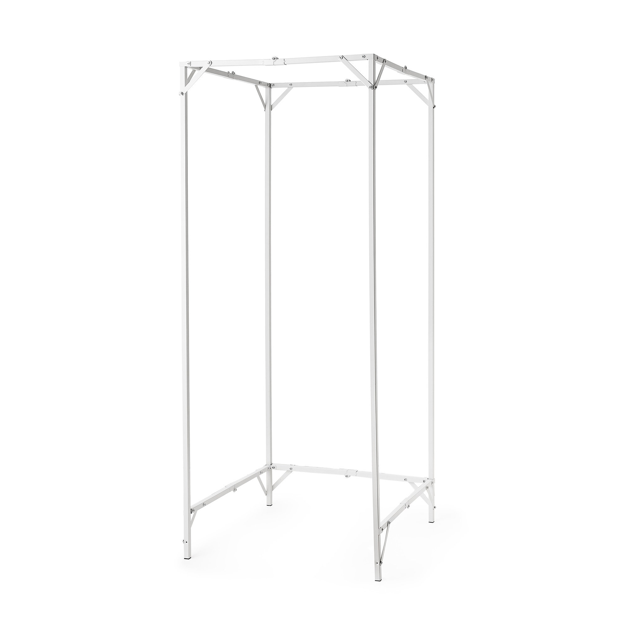 DormCo Retractable Portable Changing Room Divider - White Frame with ...