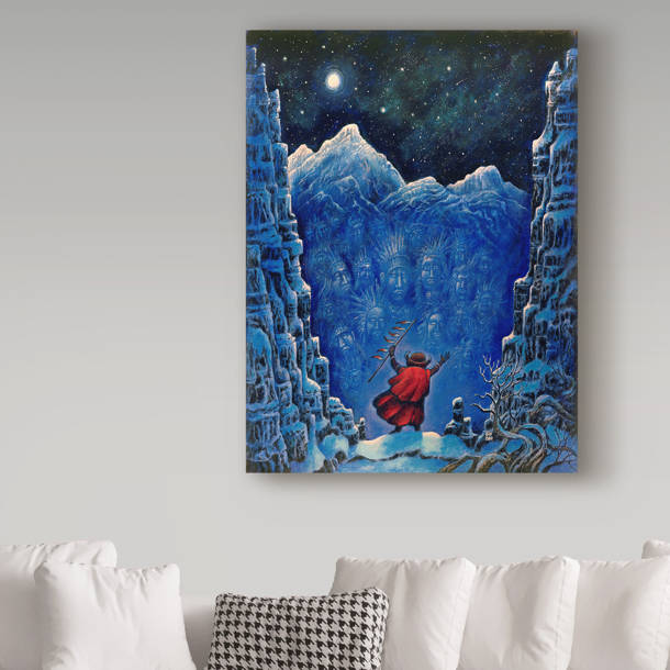 Trademark Art Bill Bell The Fairy Castle On Canvas by Bill Bell Print ...