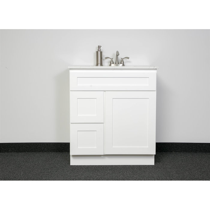 United Cabinetry 30'' Bathroom Vanity Base Only & Reviews | Wayfair