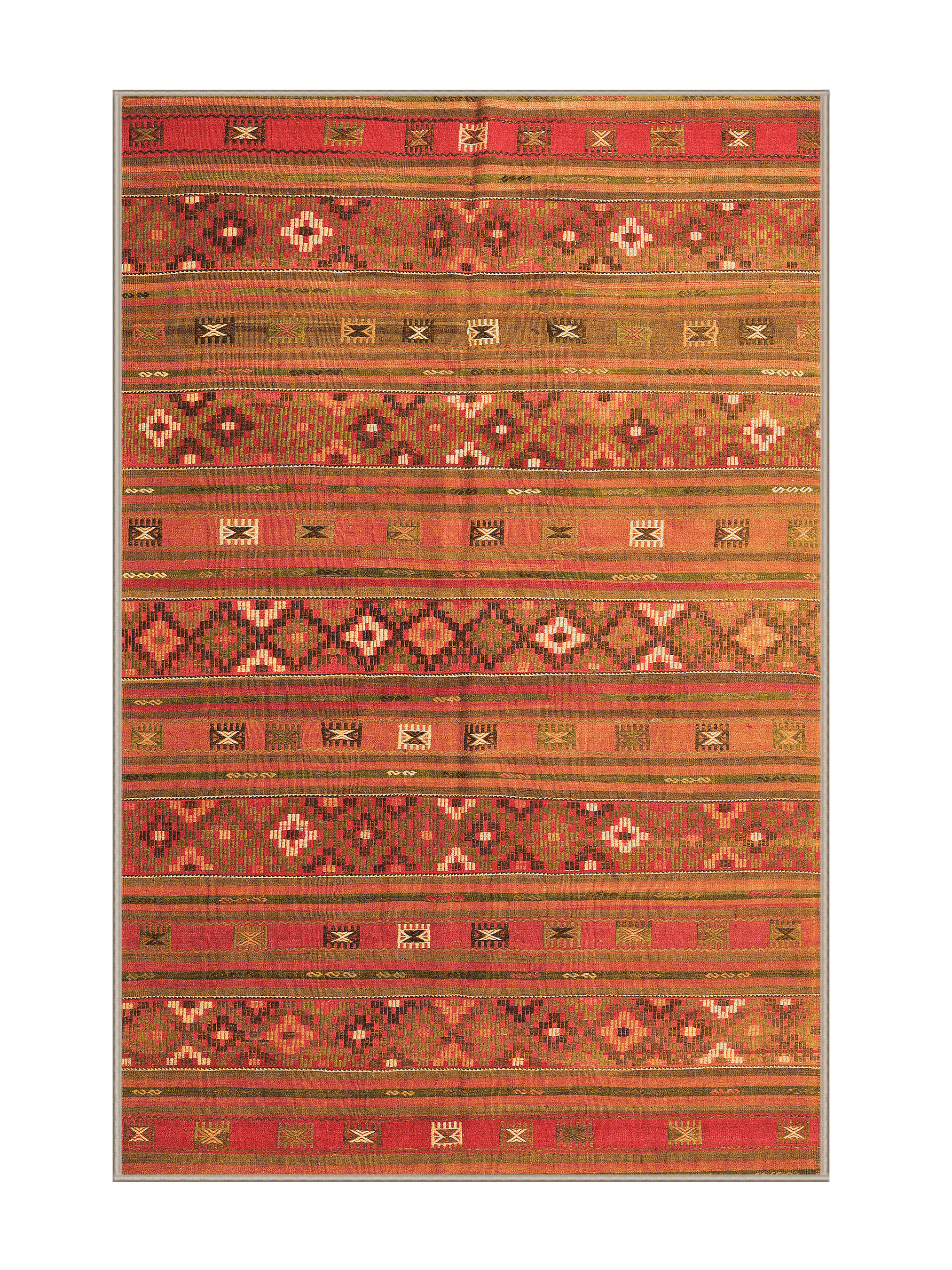 Bungalow Rose Manilo Moroccan Machine Woven Polyester/Chenille Area Rug ...