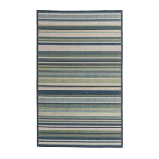 Indoor & Outdoor Striped Area Rugs You'll Love | Wayfair