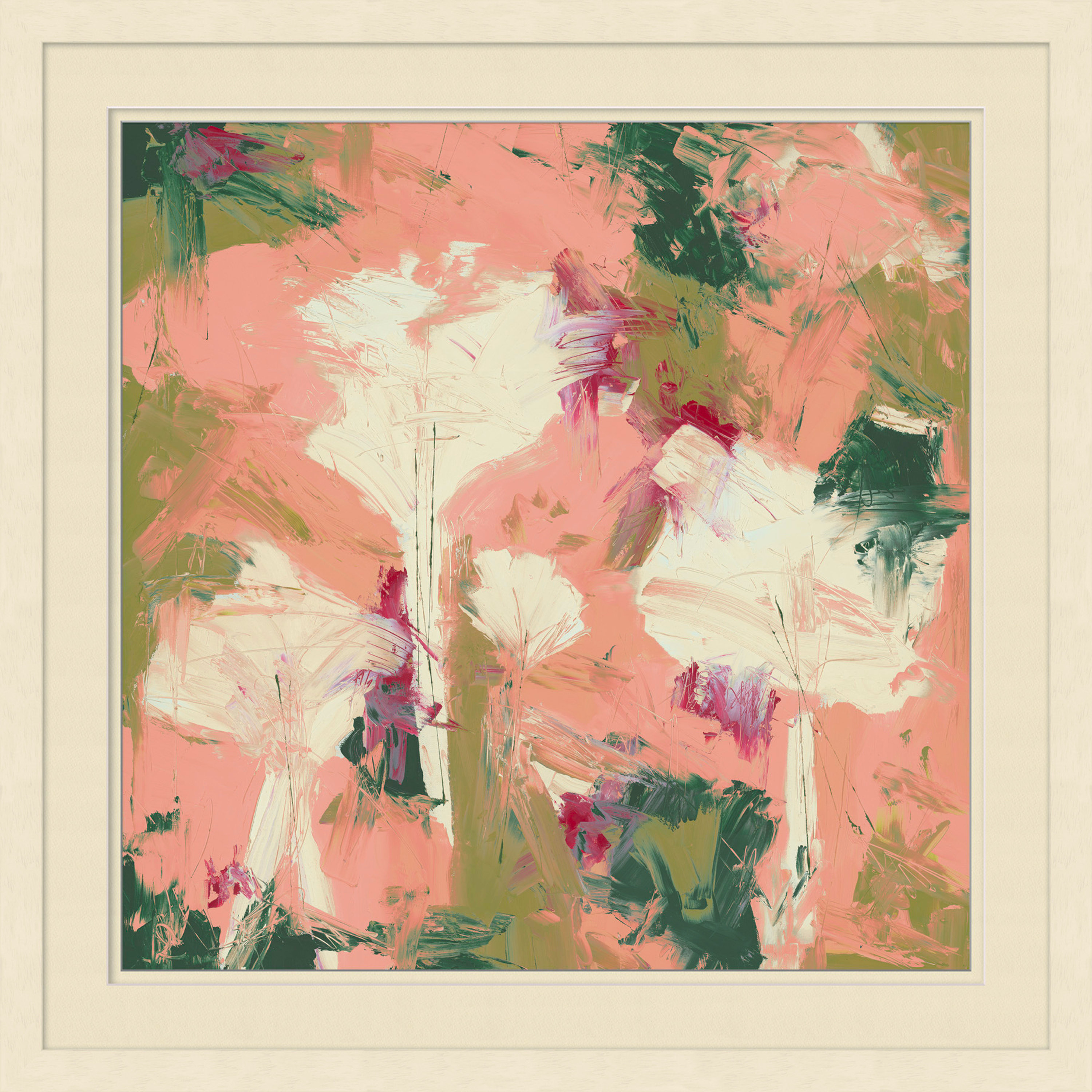 Wendover Art Group Flower Party 2 - Picture Frame Painting | Wayfair
