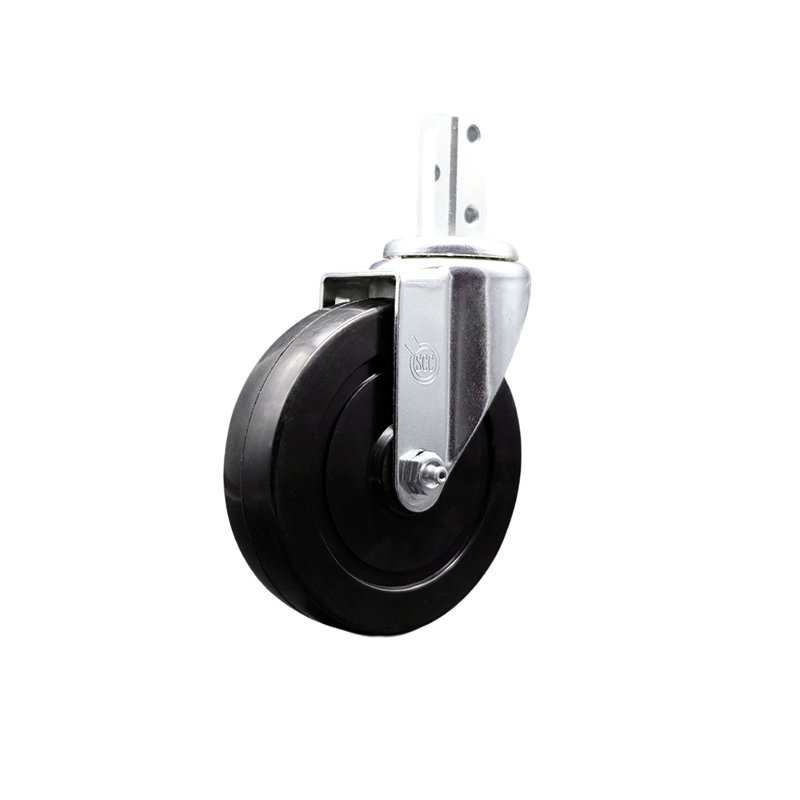 Service Caster Hard Rubber Wheel Swivel Square Stem Caster Service ...