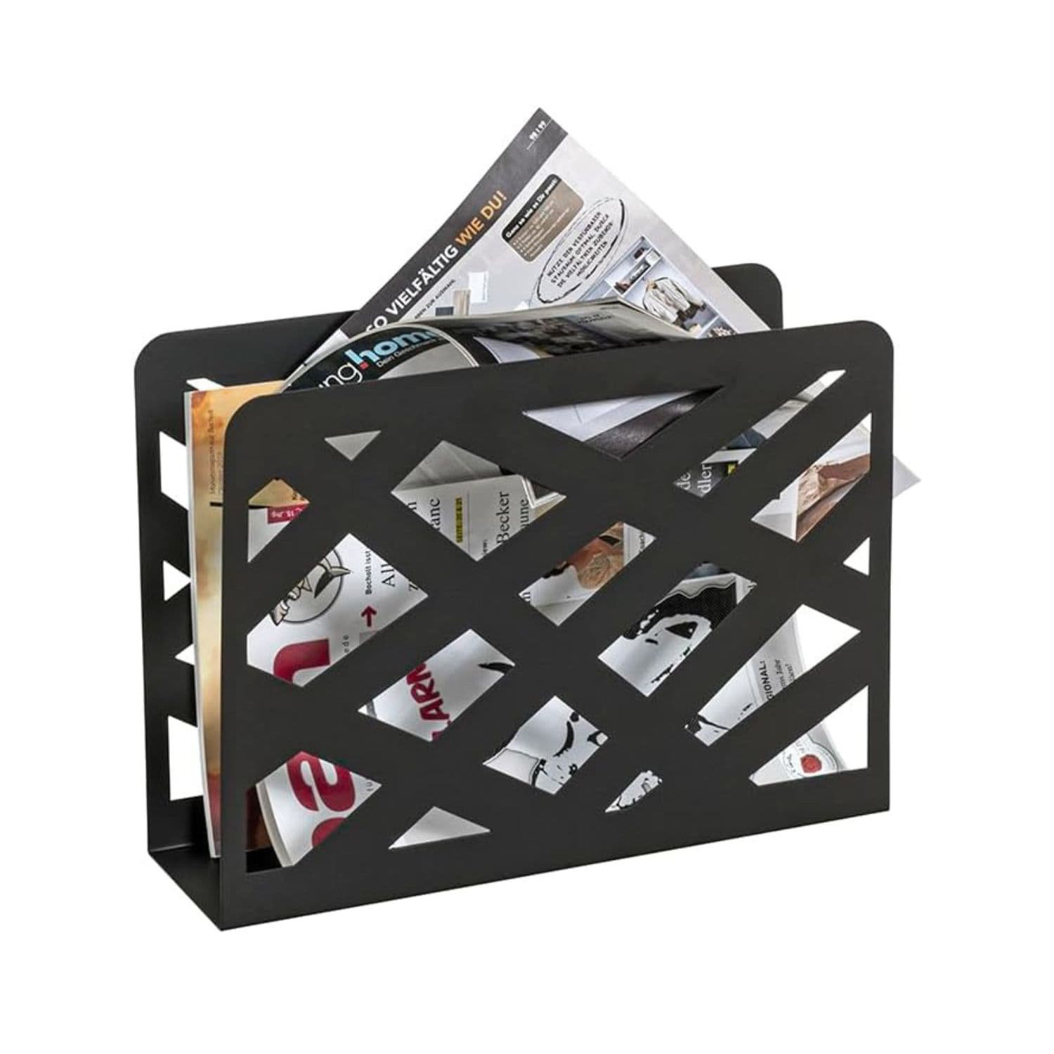Brayden Studio Modern Metal Mobel Magazine Rack | Wayfair.co.uk