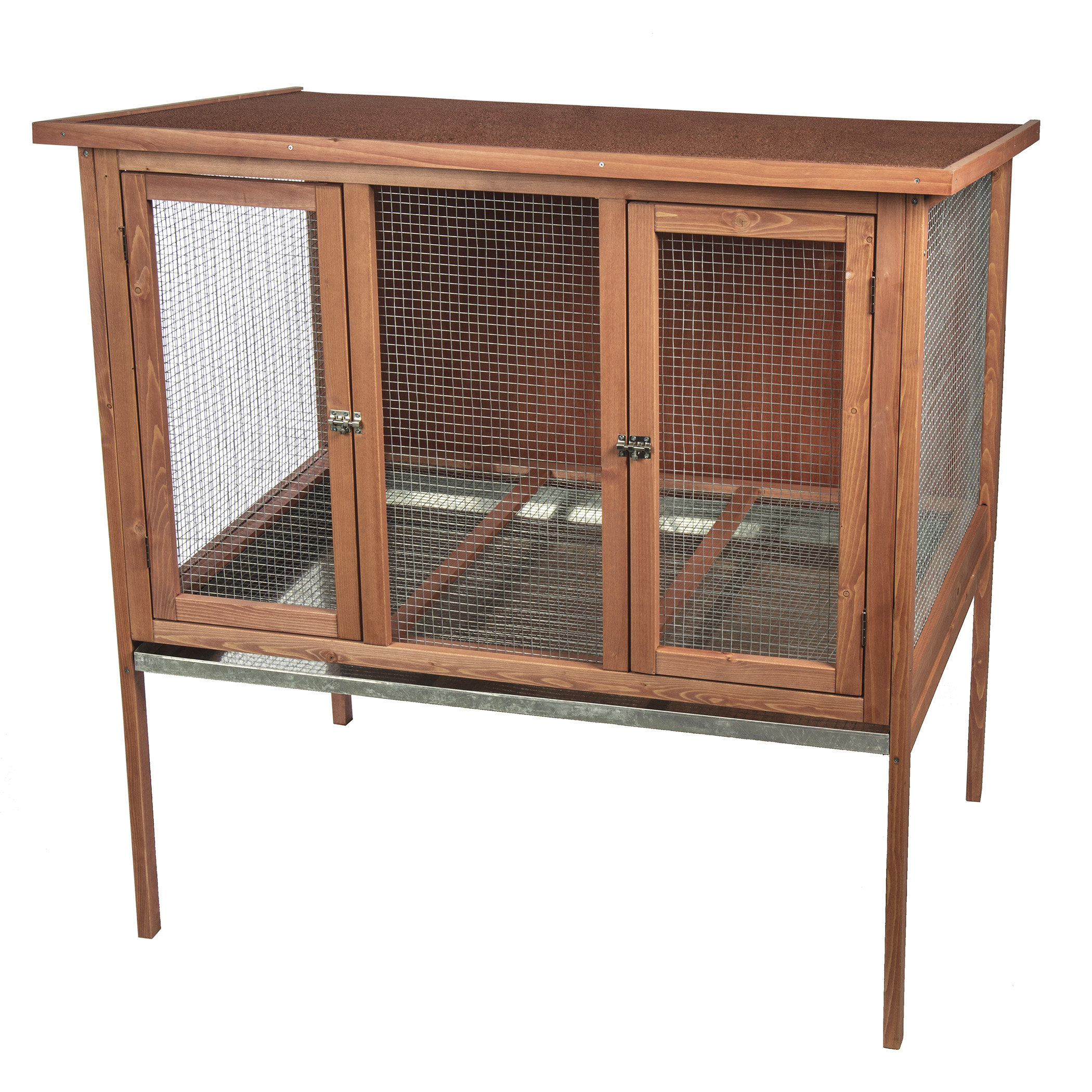 Ware Pet Products Heavy Duty Double Rabbit Hutch & Reviews | Wayfair