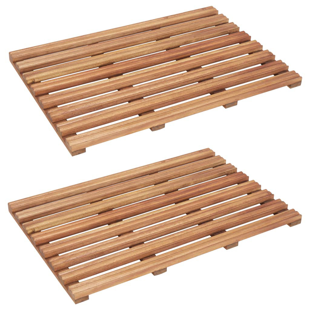 Union Rustic Bath Mats Solid Acacia Wood 22"x14.6" & Reviews | Wayfair