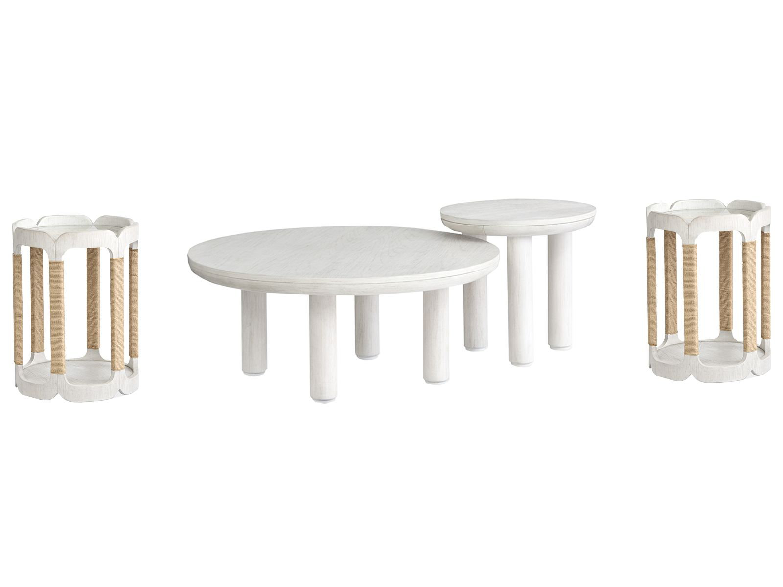 Canora Grey Nesting Cocktail Table With Drum Table | Wayfair