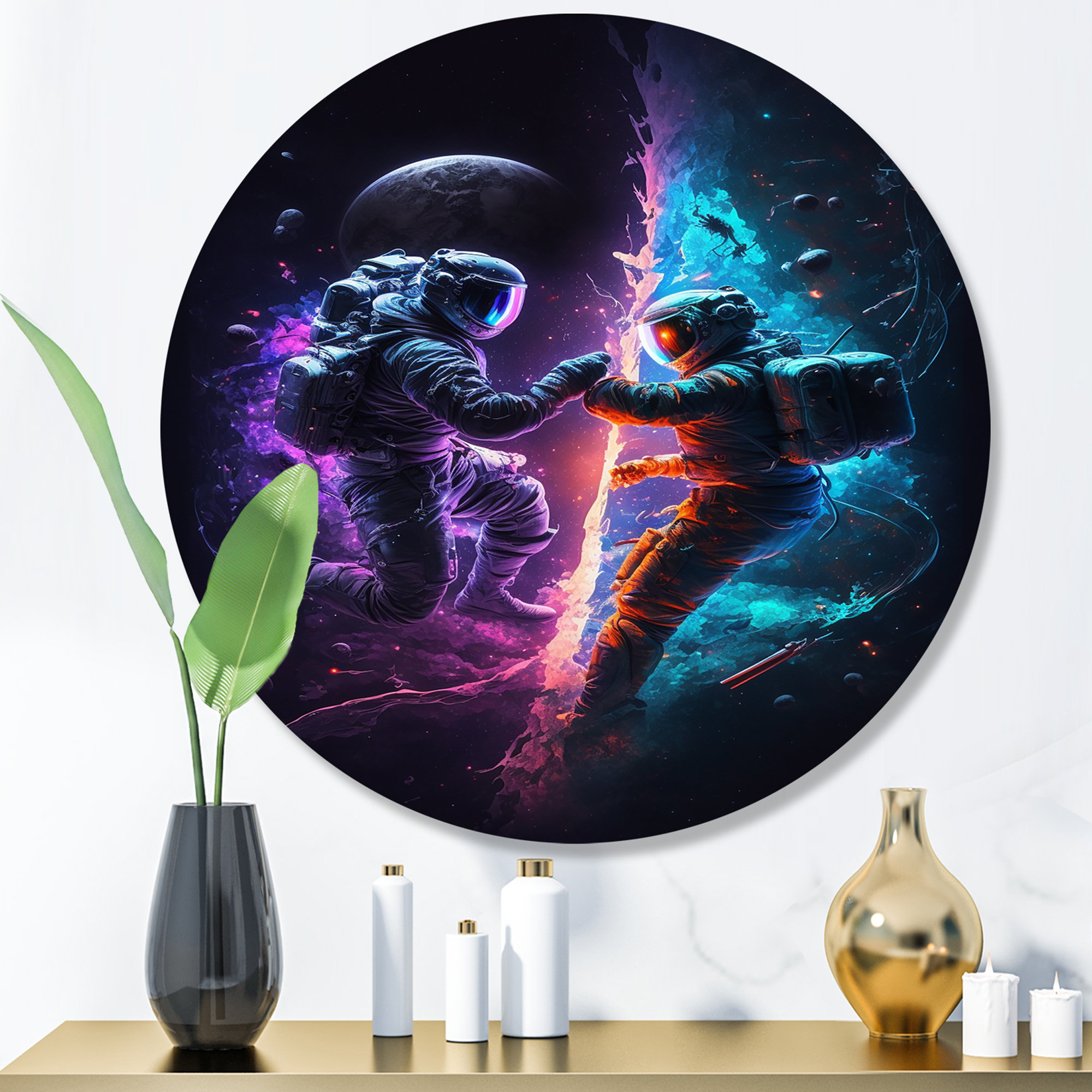 Ivy Bronx Pierrot Cosmic Astronaut Explorers II | Wayfair