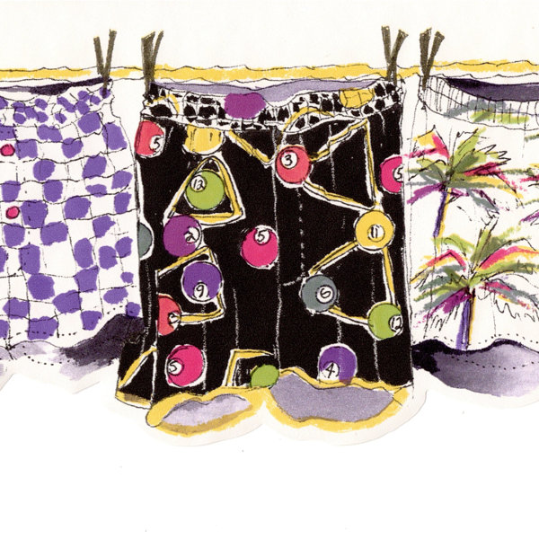 Winston Porter Loi Die Cut Clothesline Laundry | Wayfair