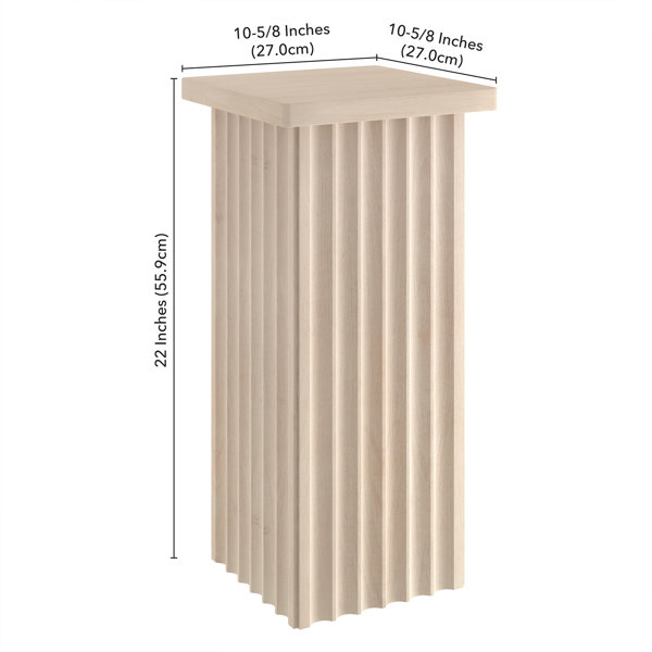 Ebern Designs Bourne 10.75in Wide Square Side Table | Wayfair