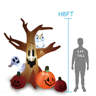 The Holiday Aisle® Halloween Inflatable 8 FT Inflatable Ghost Tree ...