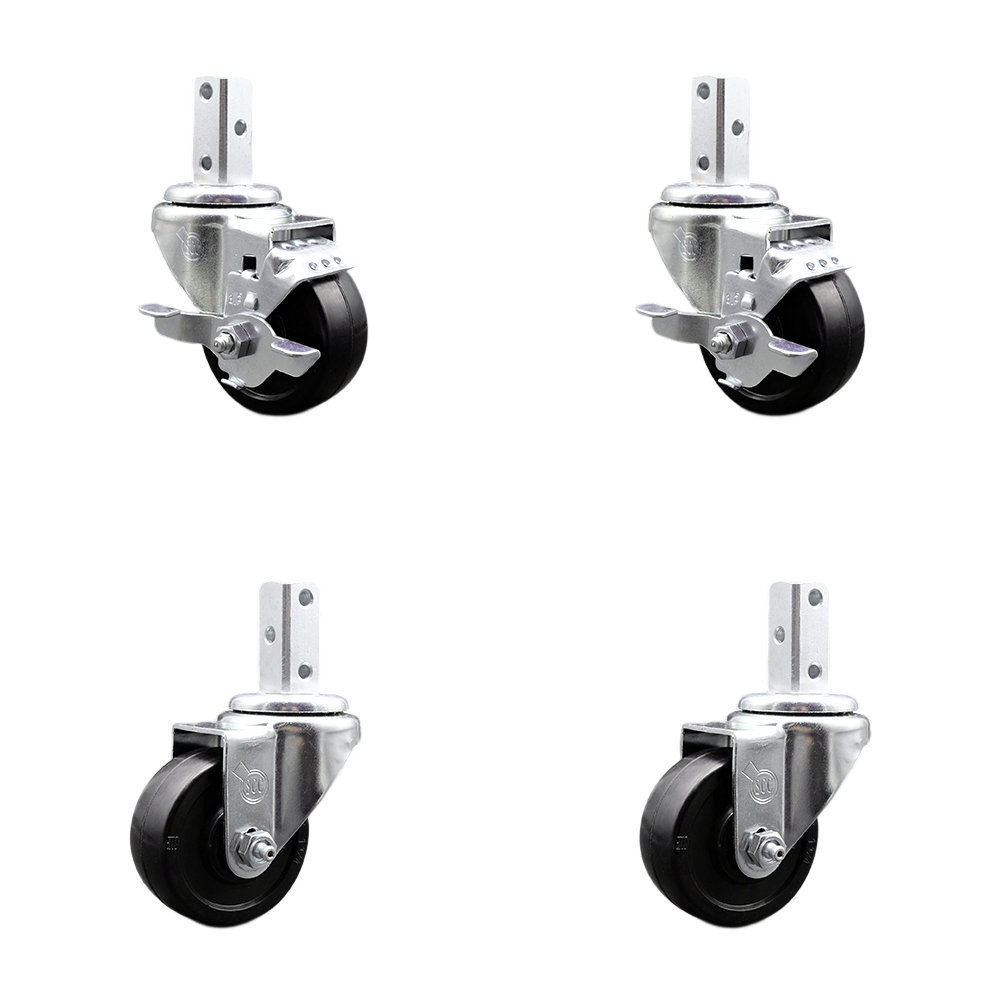 Service Caster Soft Rubber Casters | Wayfair