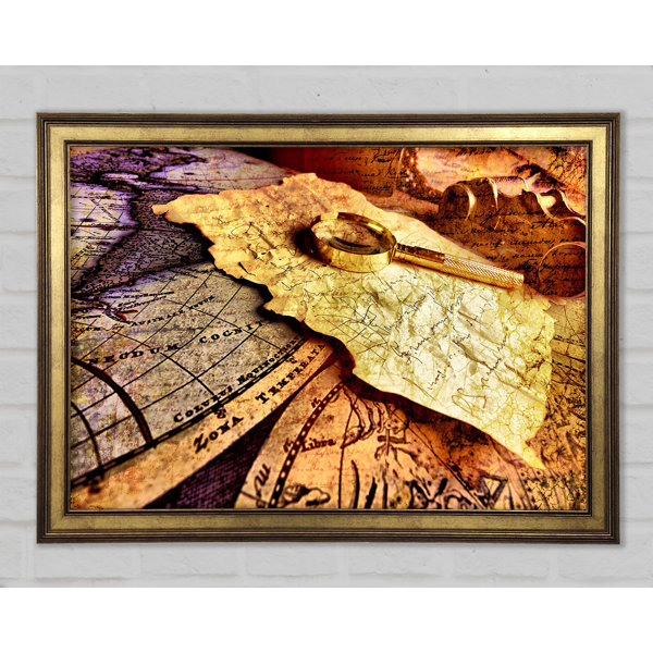 Longshore Tides Threw The Looking Glass Map - Single Picture Frame ...