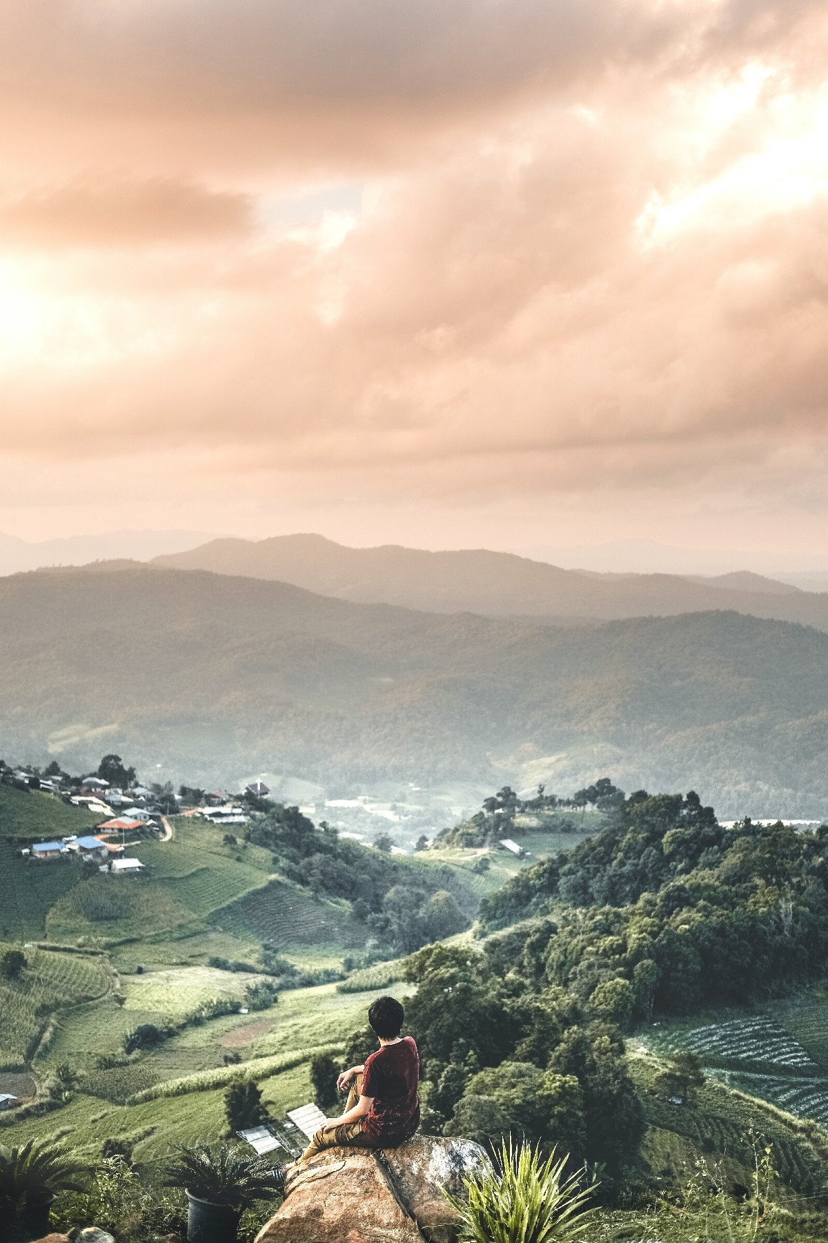 Millwood Pines Relaxing Mountains by Yumi Mini - Wrapped Canvas ...