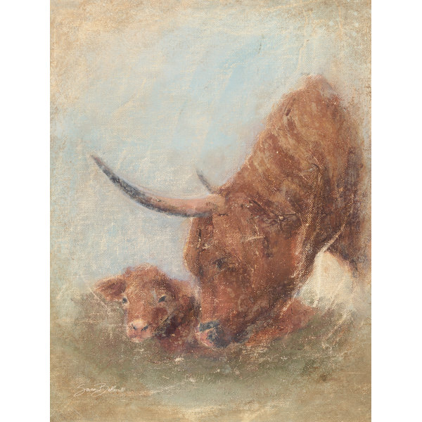 Union Rustic First Morning On The Farm On Canvas by Sara Baker Print ...