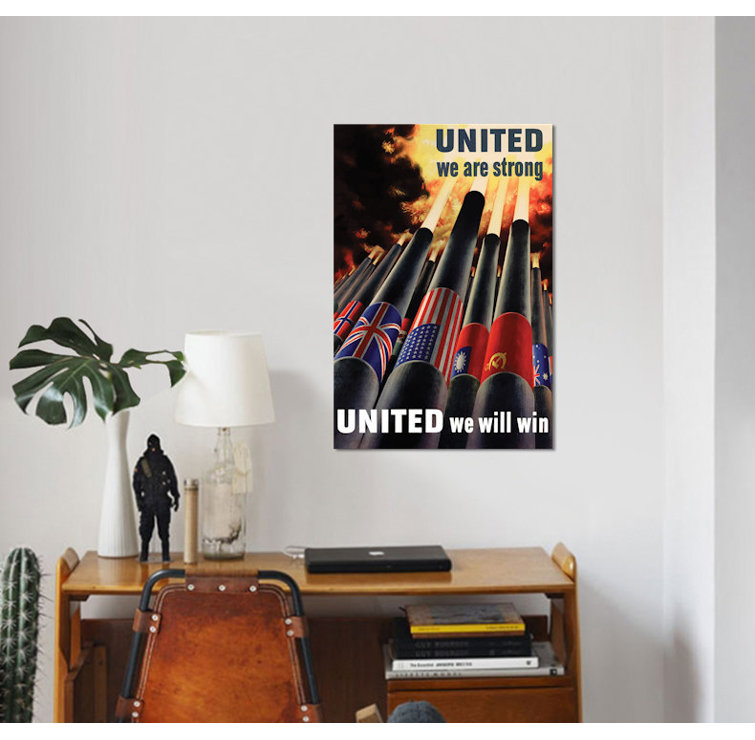 Bless international WWII Poster United We Will Win by John Parrot ...