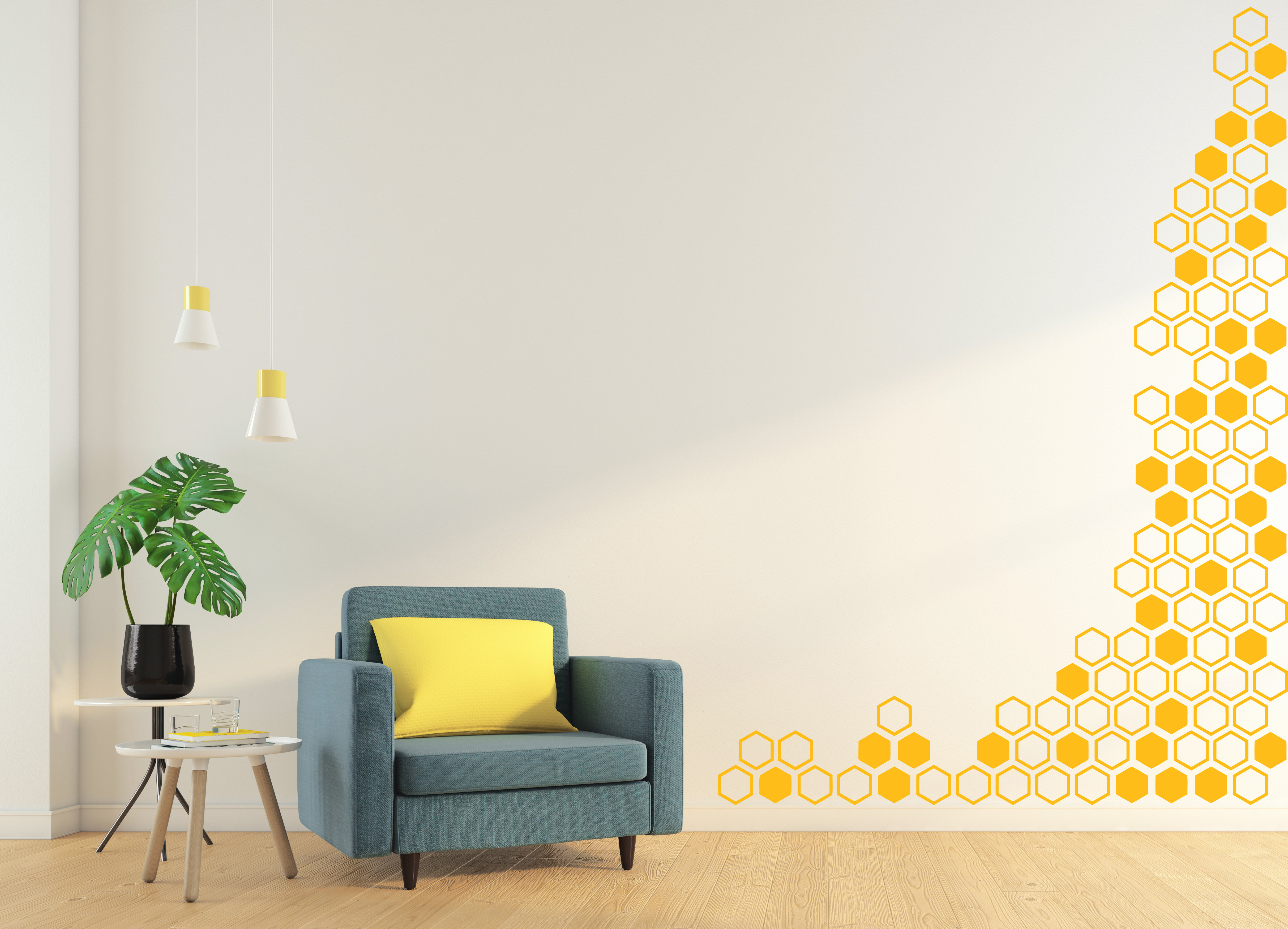 geometric wall decals