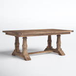 Gracie Oaks Konnor Solid Wood Dining Table | Wayfair