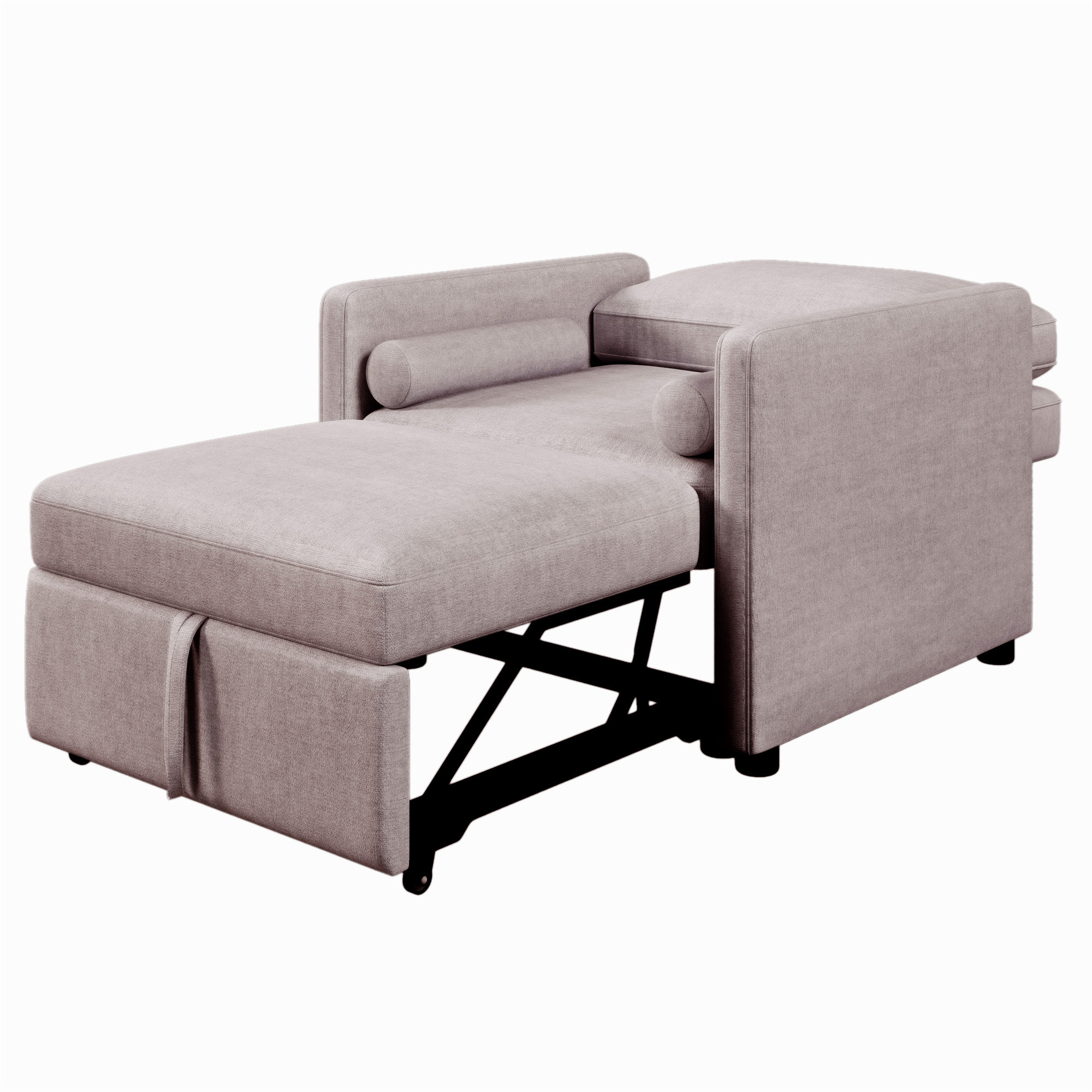Audiohome 3 In 1 Convertible Sleeper Chair With Adjustable Backrest ...