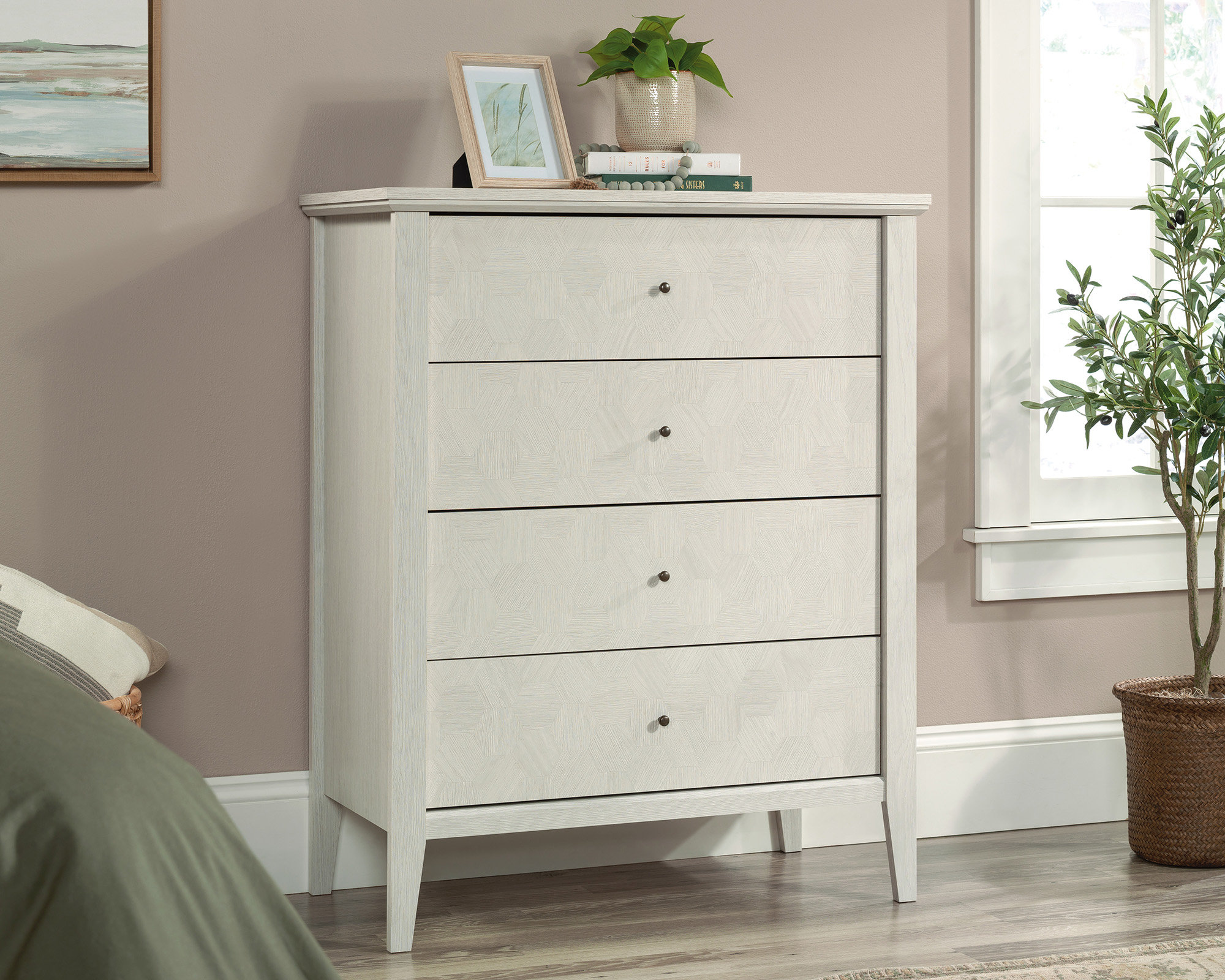 Sauder Larkin Ledge 4-Drawer Chest Go | Wayfair