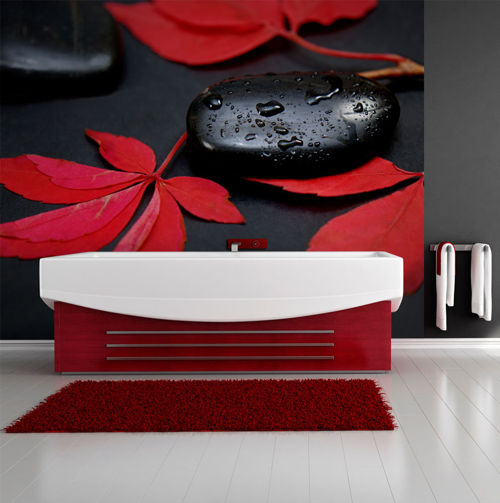 East Urban Home Intensity of the Red Wall Mural | Wayfair